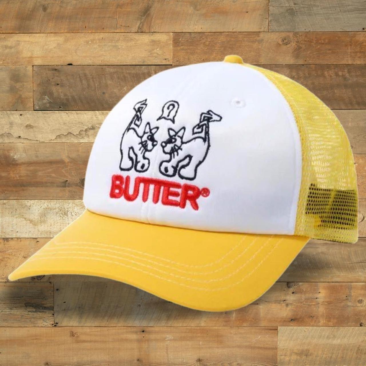 Butter Goods "Jun" Trucker Hat Yellow - Depop