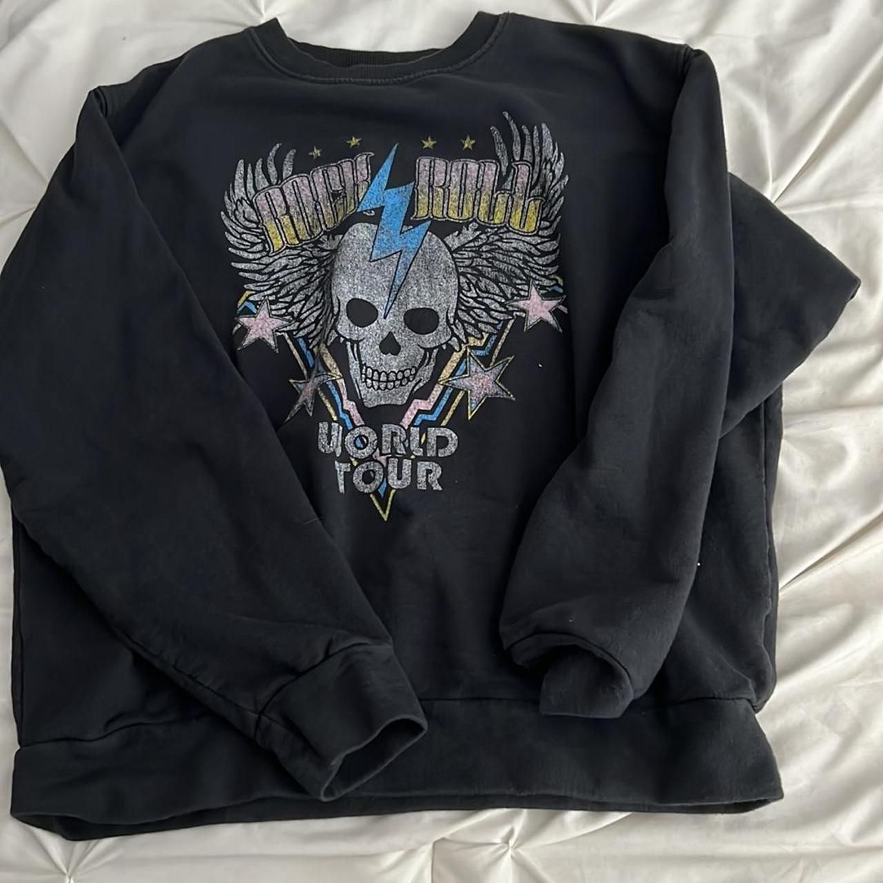 Prince Women's Black Sweatshirt | Depop