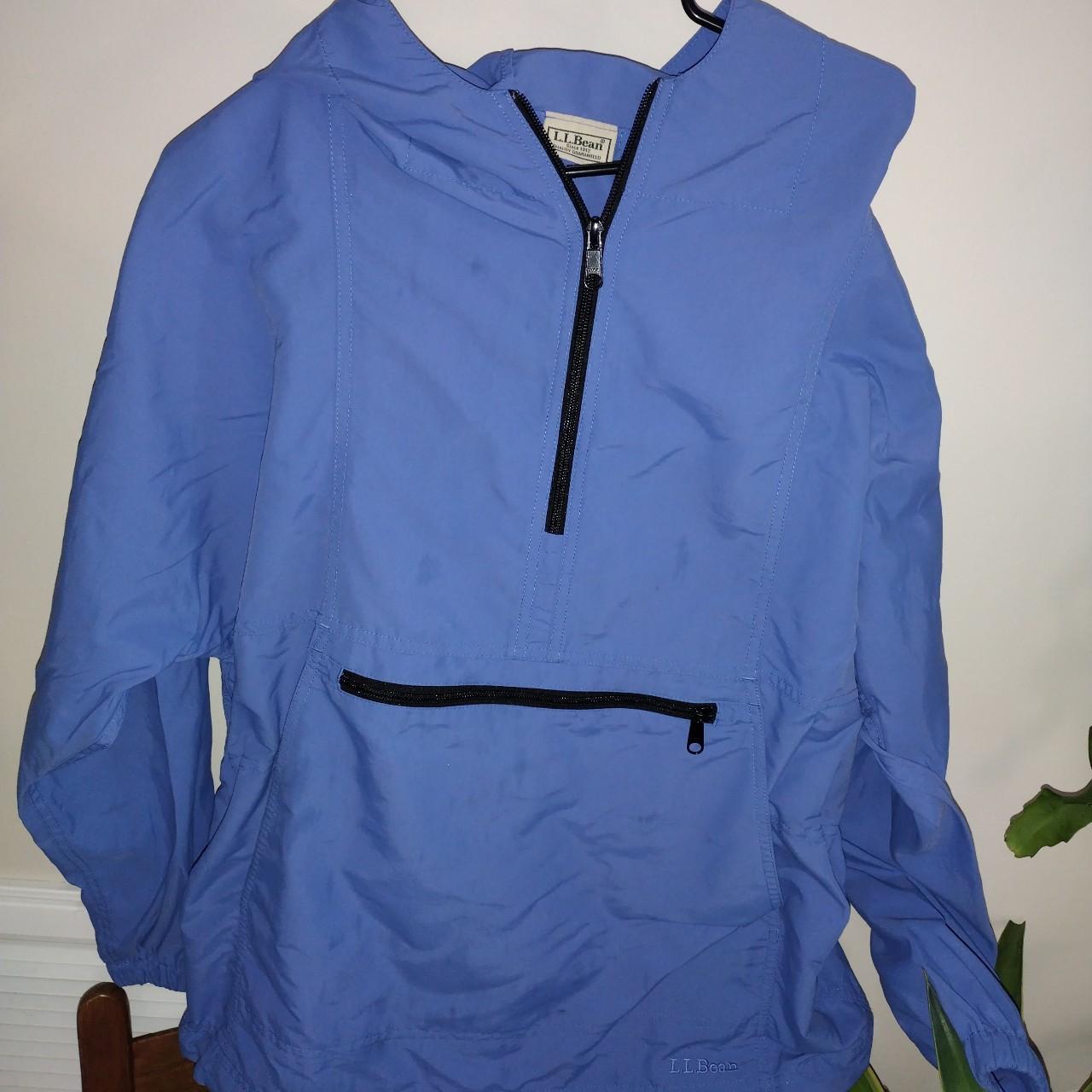 Light blue L.L. Bean Windbreaker. Notice there are... - Depop