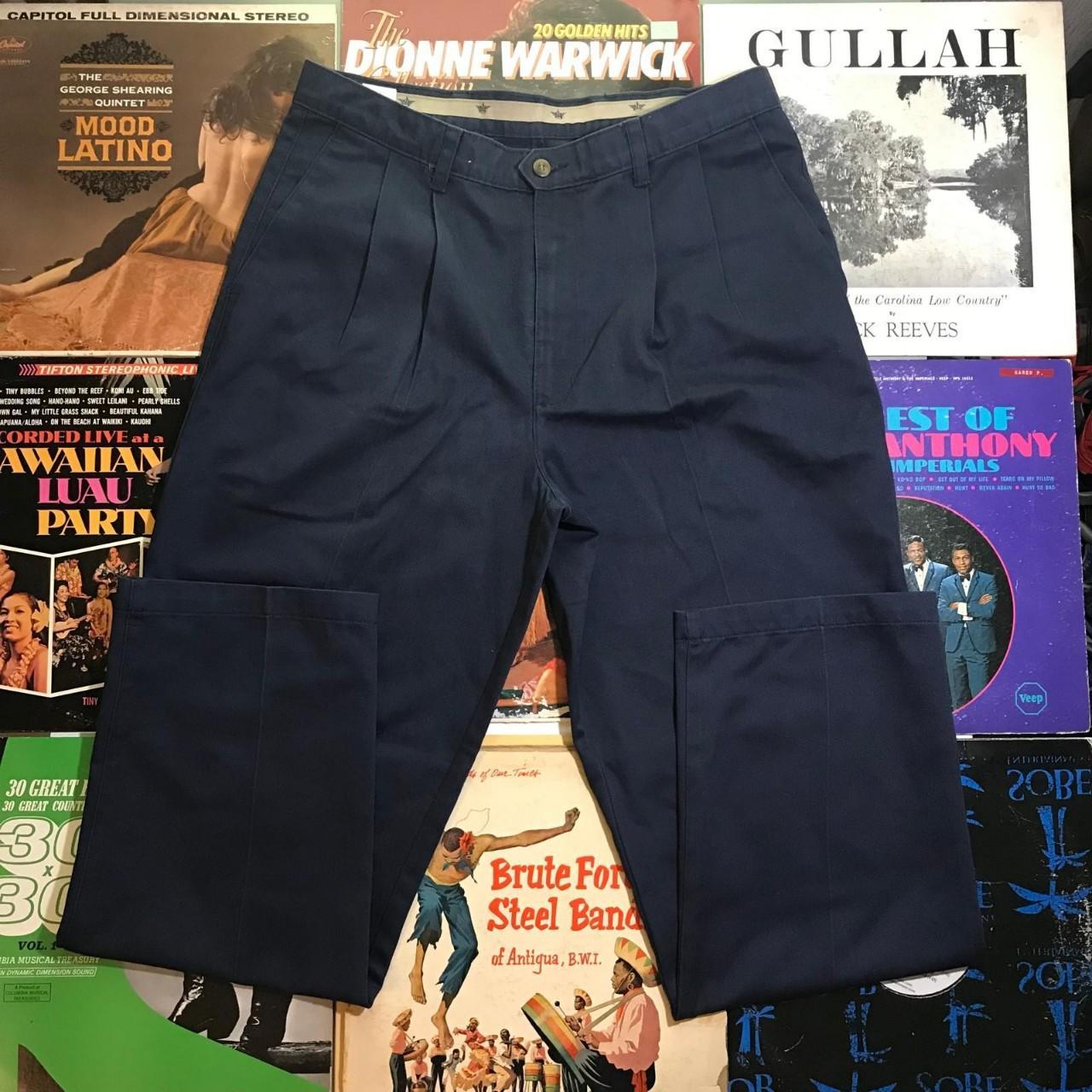 Navy blue Dockers pants, great condition! 34 x 31 - Depop