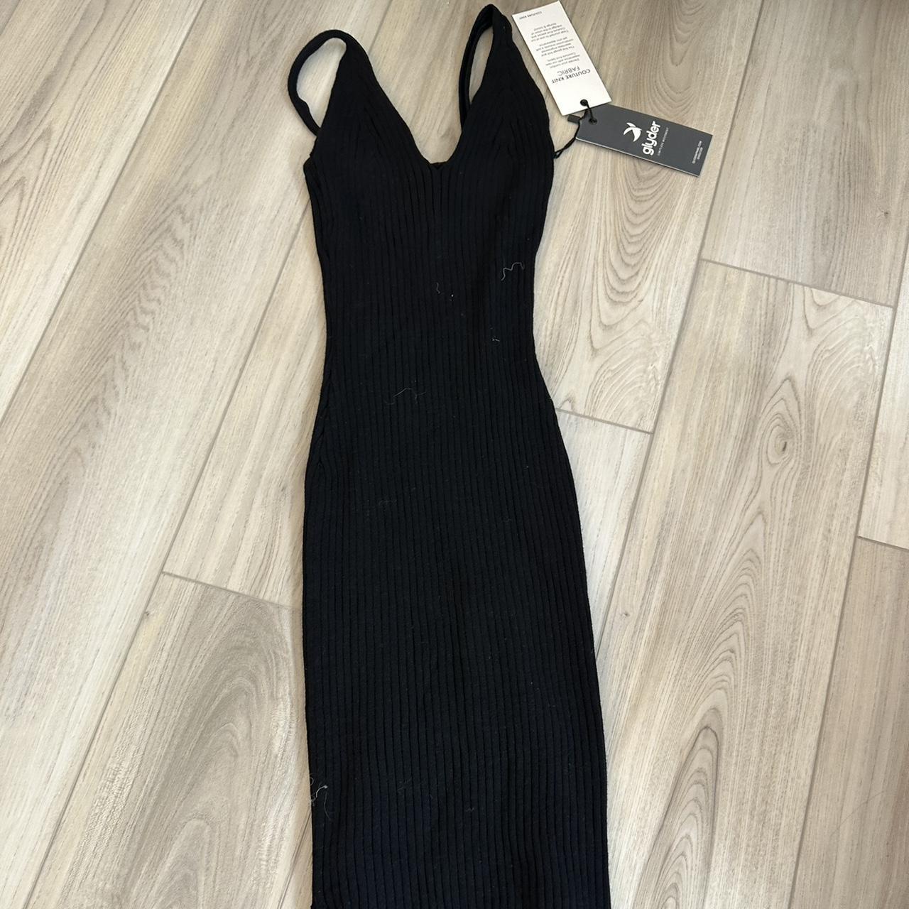 Long ribbed dress - Depop