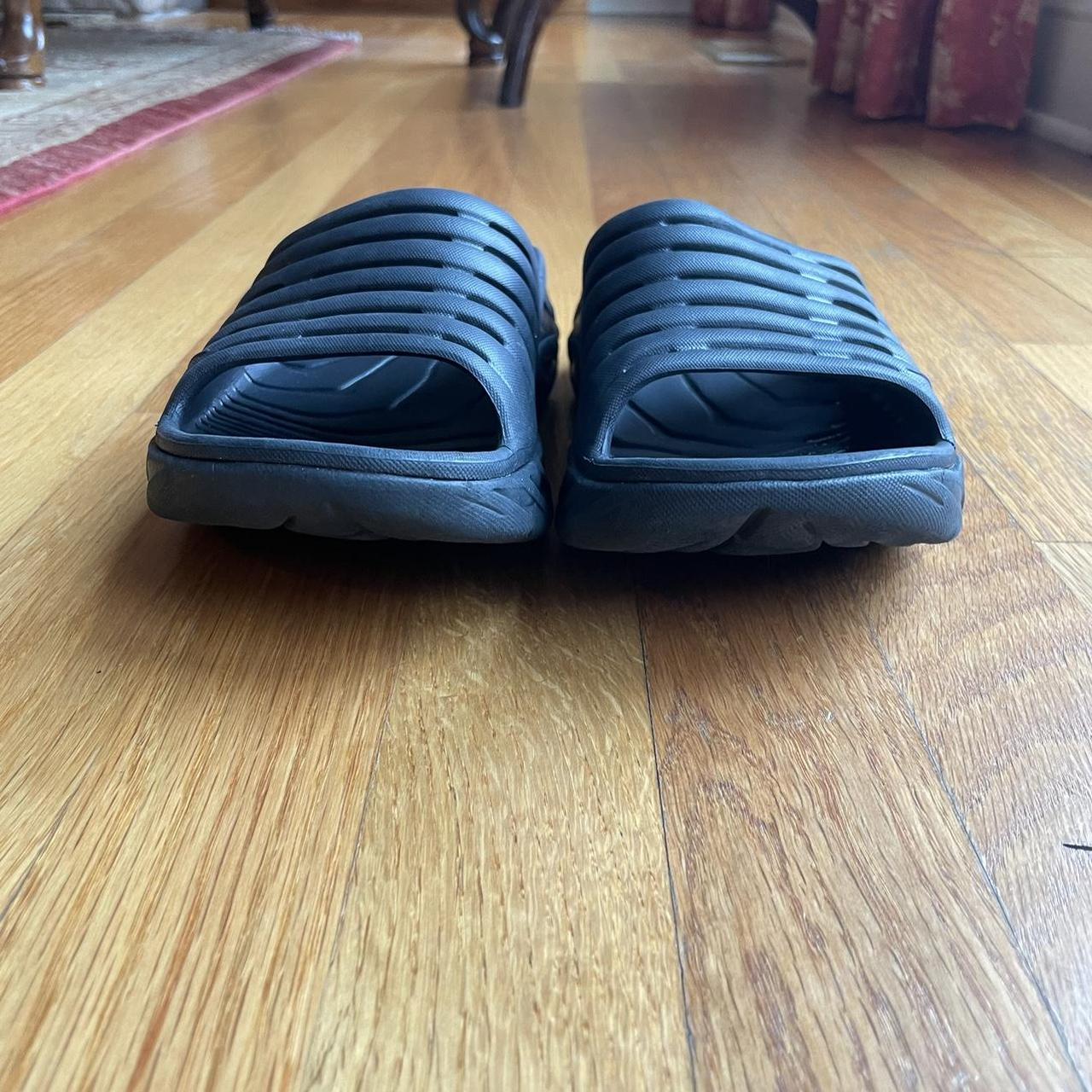Hoka One One Women's Black Slides | Depop