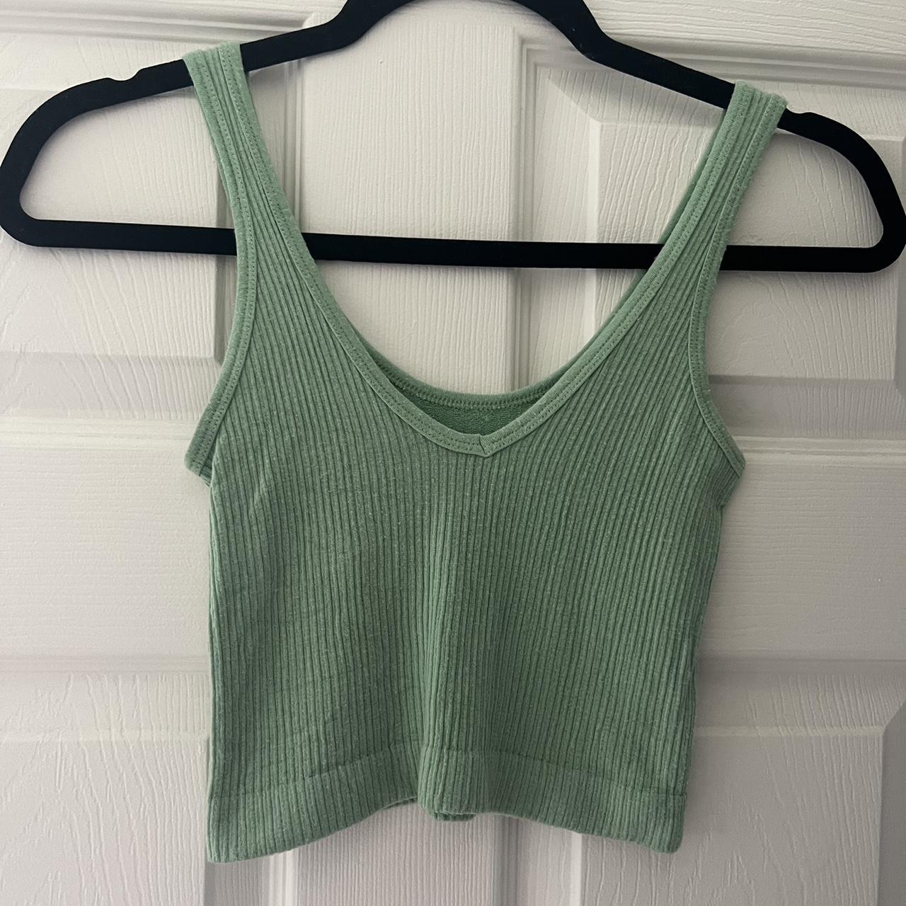 urban outfitters out from under ribbed light/lime... | Depop