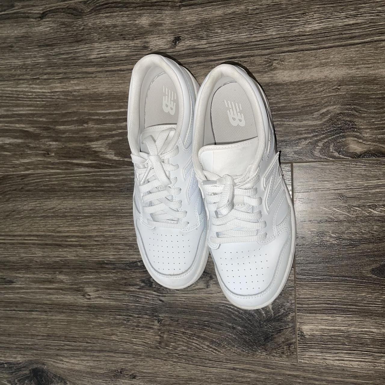 new balance 480 white only worn twice - Depop