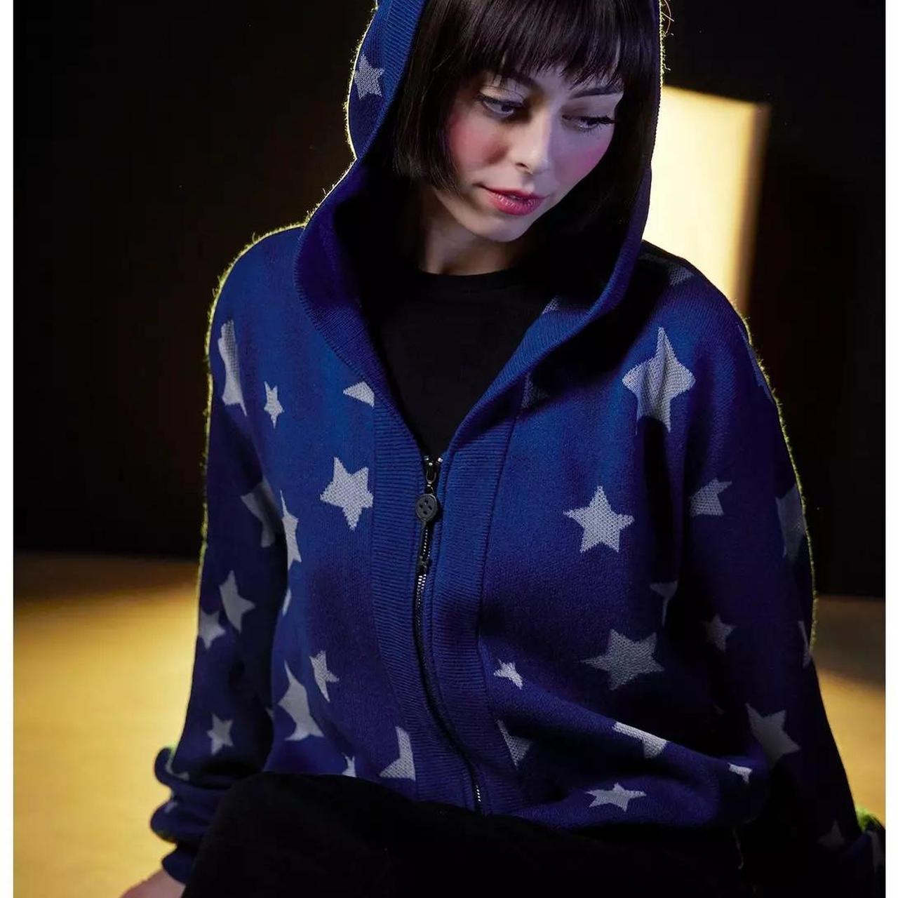 coraline inspired hot topic star zip up... - Depop