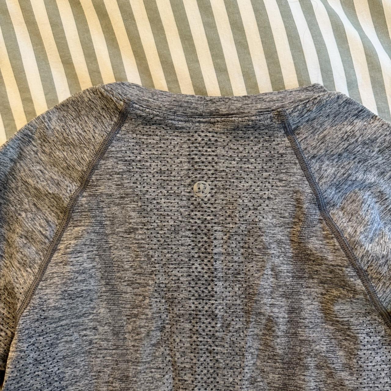 Lululemon grey swiftly tech long sleeve Full length | Depop