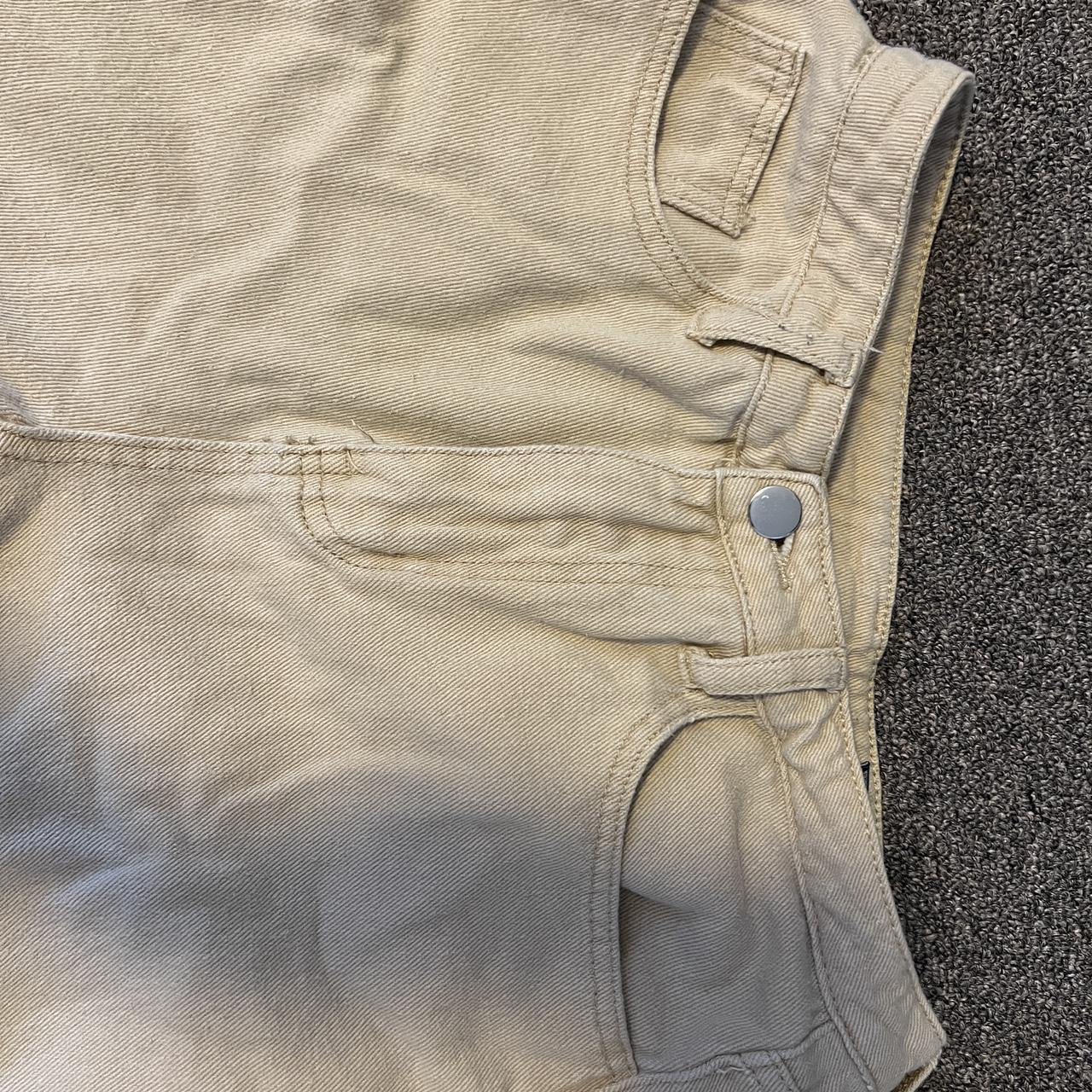 Baggy khakis mid rise straight leg pants Size M - Depop