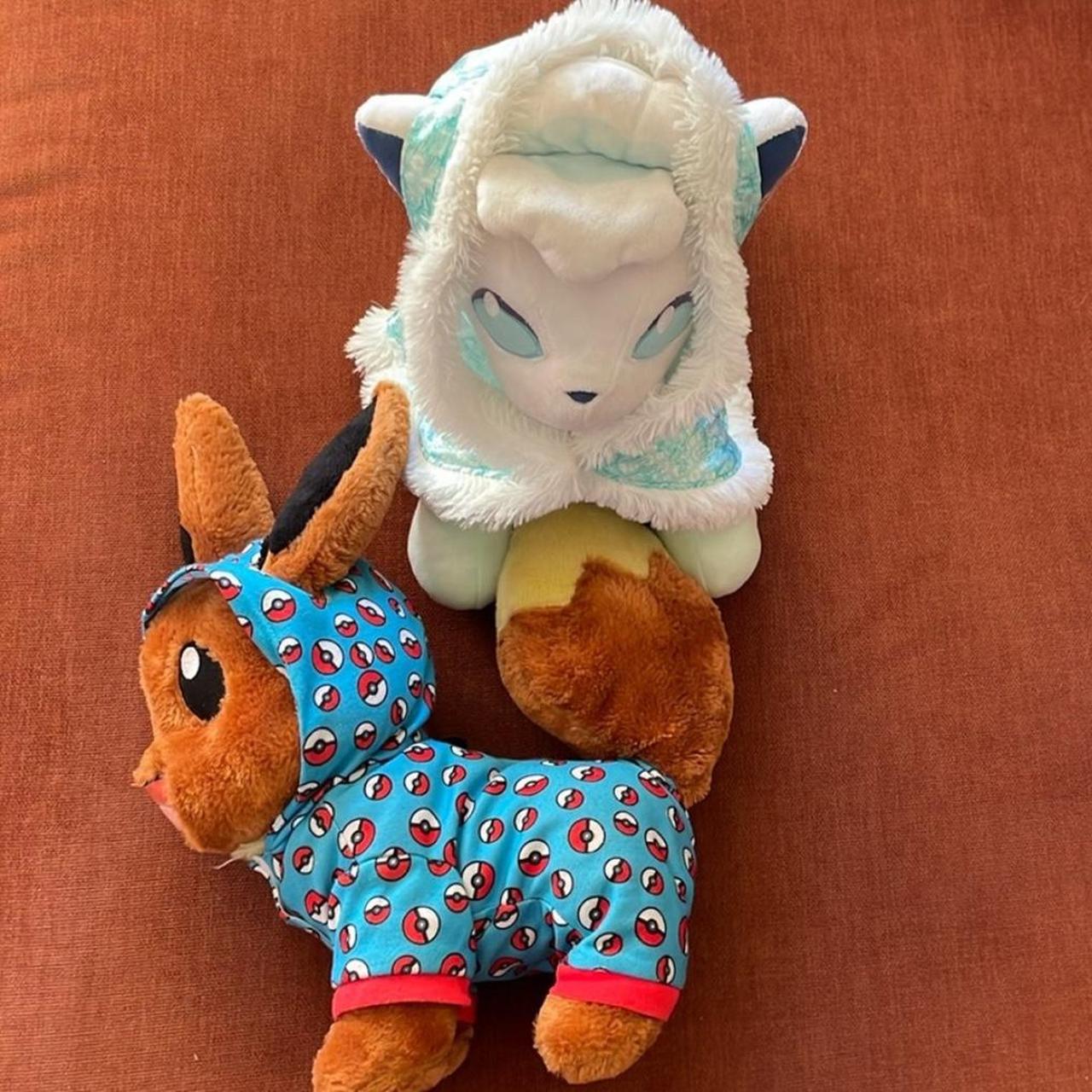 Pokémon Build-A-Bear duo Eevee and Alolan Vulpix... | Depop