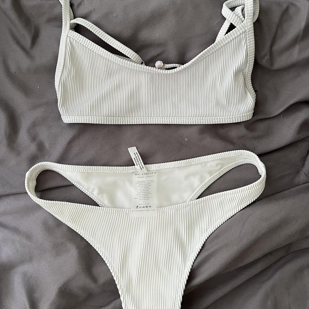 Women's White Bikinis-and-tankini-sets | Depop