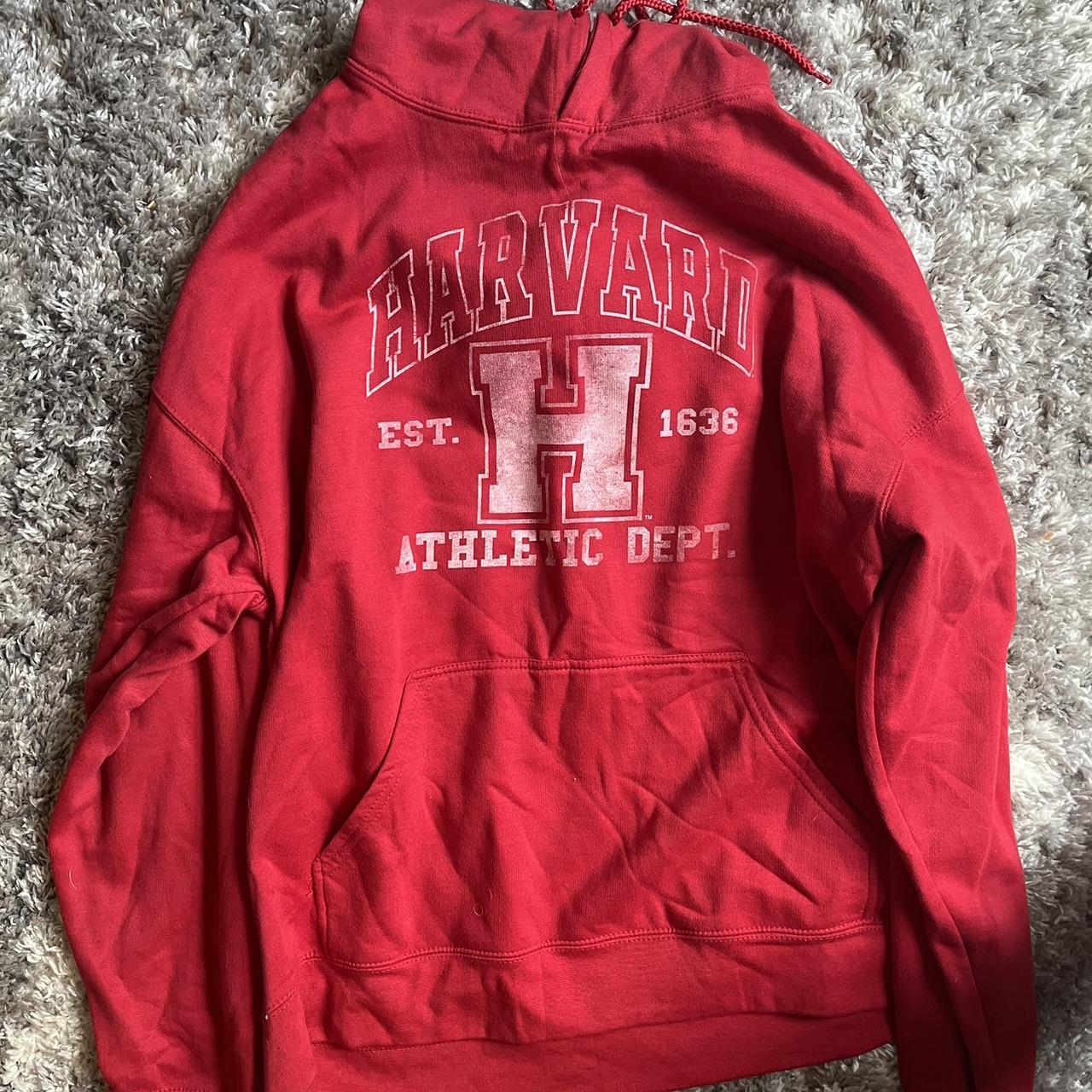 Red Harvard University oldie size large, no flaws or... - Depop