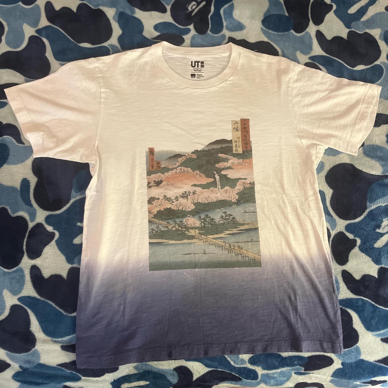 Uniqlo Japanese art tee. - Depop
