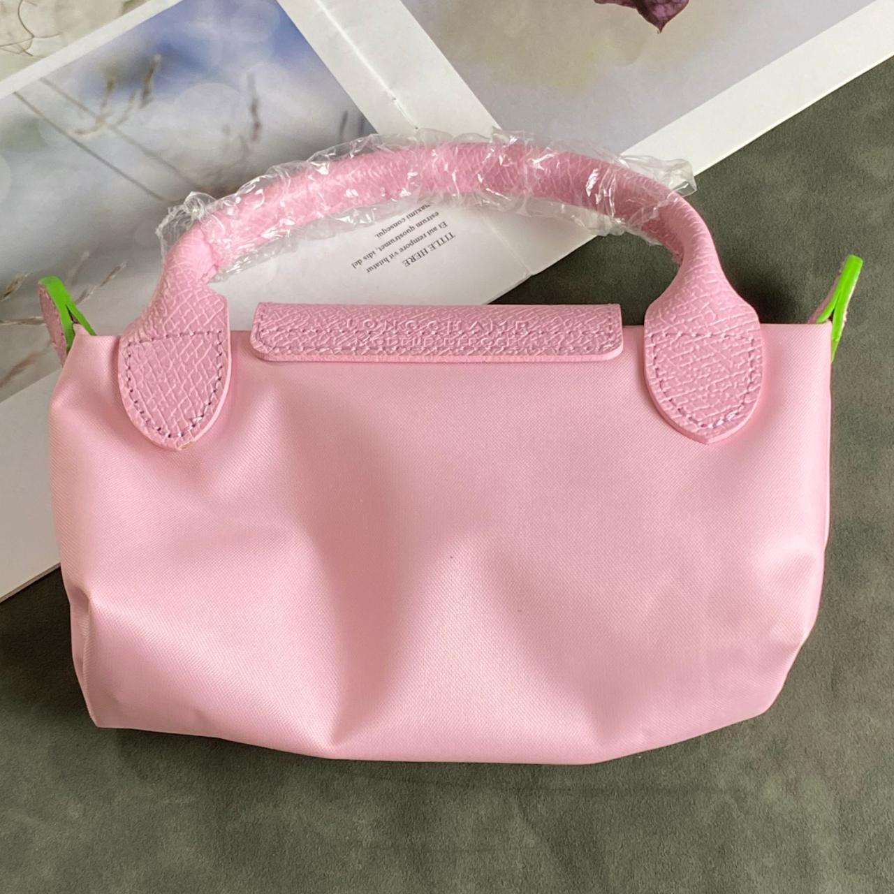 Mini pink handbag Can be worn cross-body, with... | Depop
