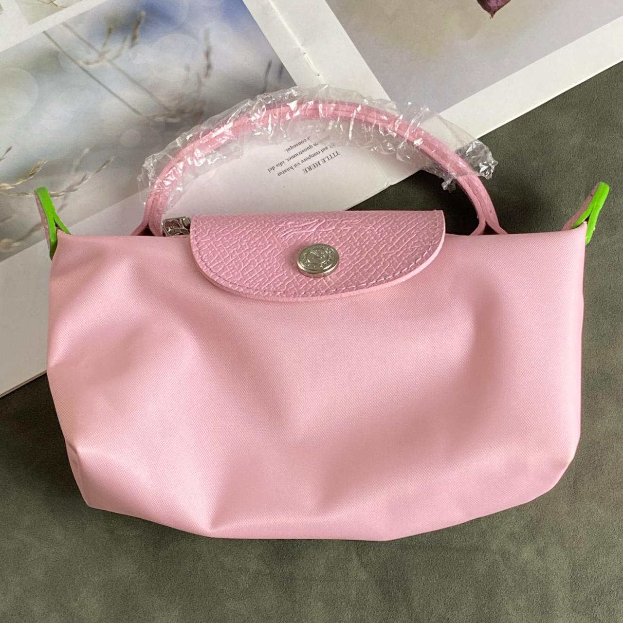 Mini pink handbag Can be worn cross-body, with... | Depop