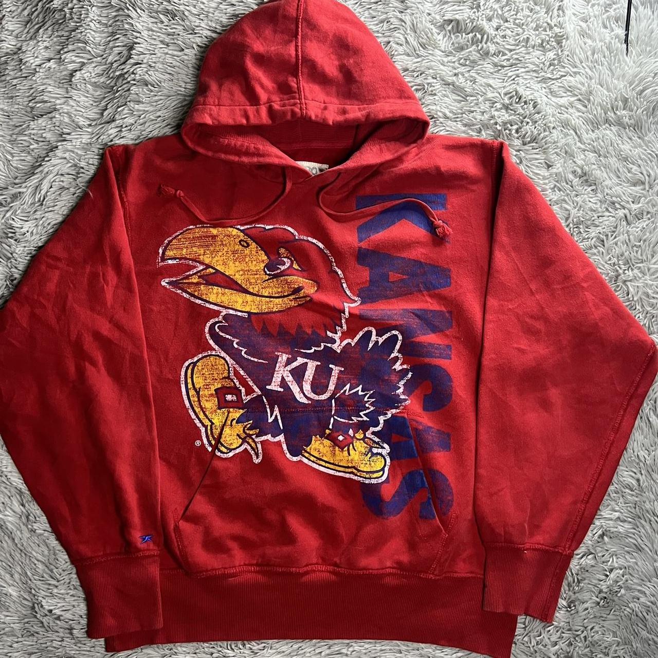 Kansas University Hoodie Great condition Dm for more😎💕 - Depop