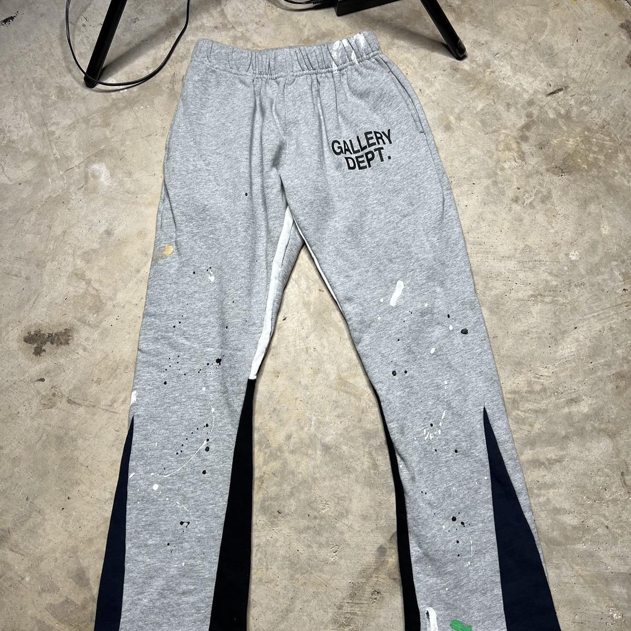 Gallery Dept Flared Joggers Youth Large Great... - Depop