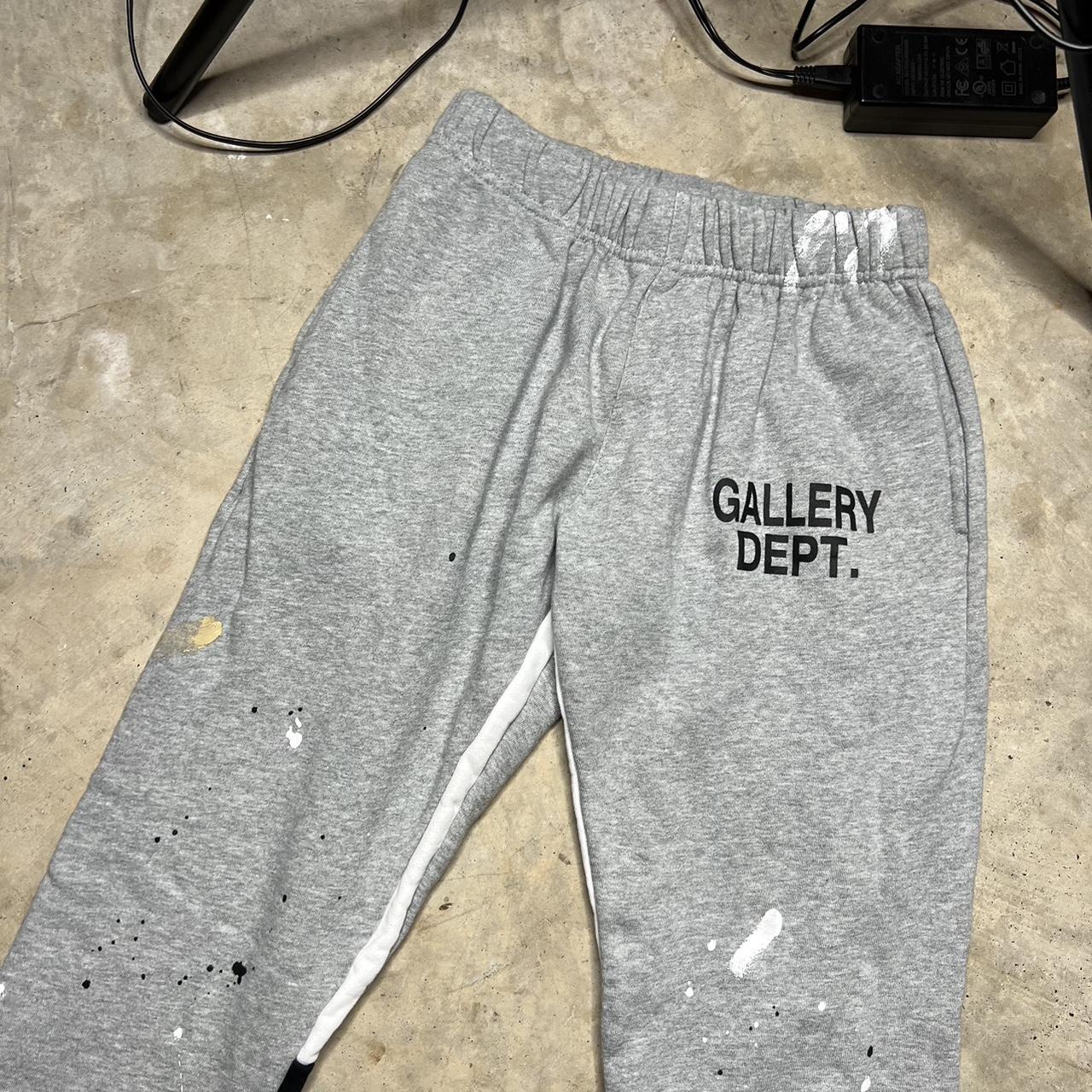 Gallery Dept Flared Joggers Youth Large Great... - Depop