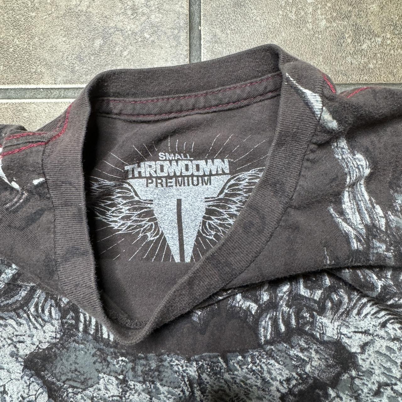 Y2K Grunge Throwdown T shirt Adult small Good... - Depop