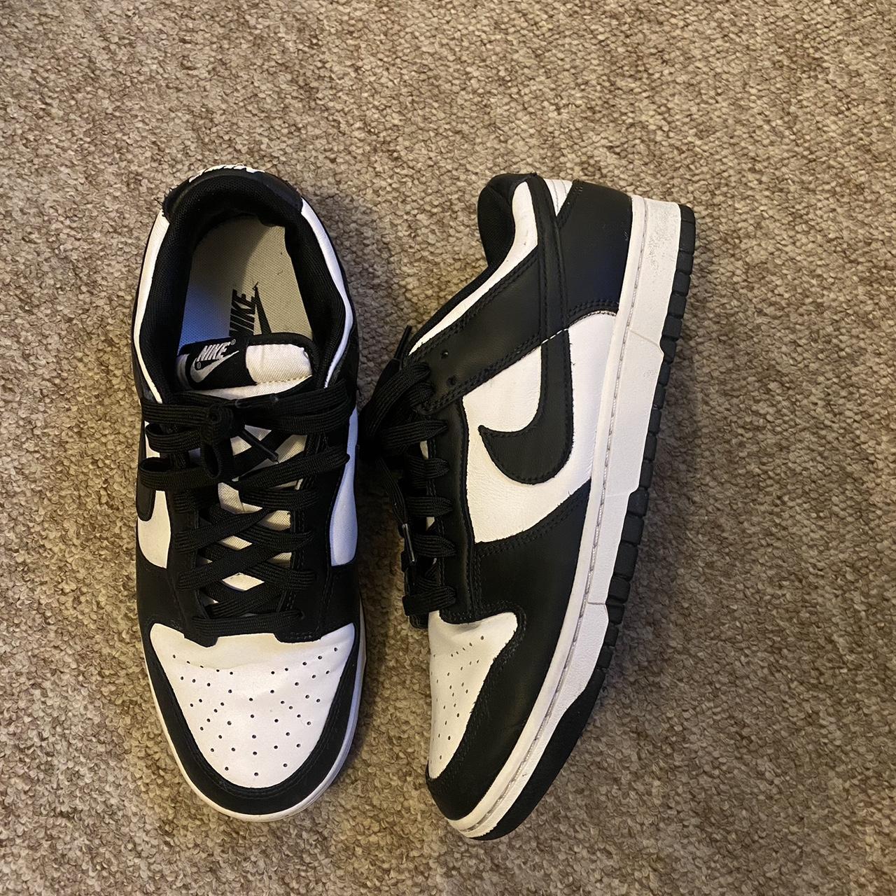 Nike Dunk Low Panda trainers #sneakers Uk9 Black and... | Depop