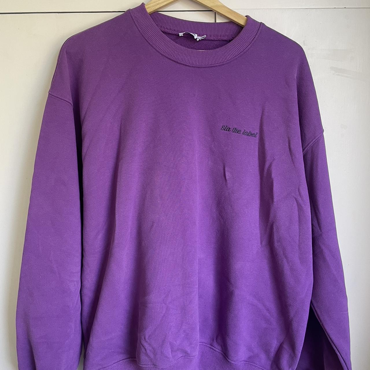 SLA THE LABEL TRACKSUIT 💜 sweatshirt and jogger set... - Depop