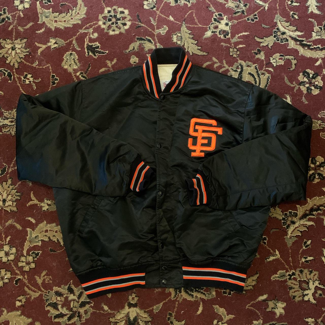 Vintage SF Giants starter jacket. Size XL 26”wide.... - Depop
