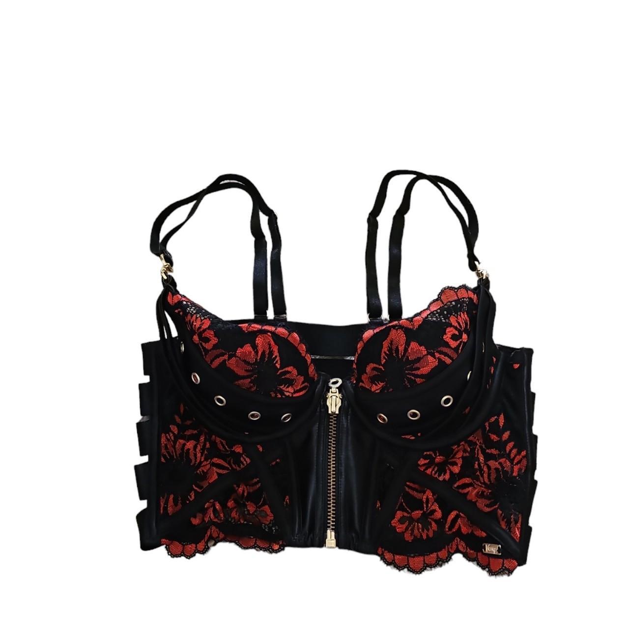 Vamp bra bustier strappy top Good condition Size... - Depop