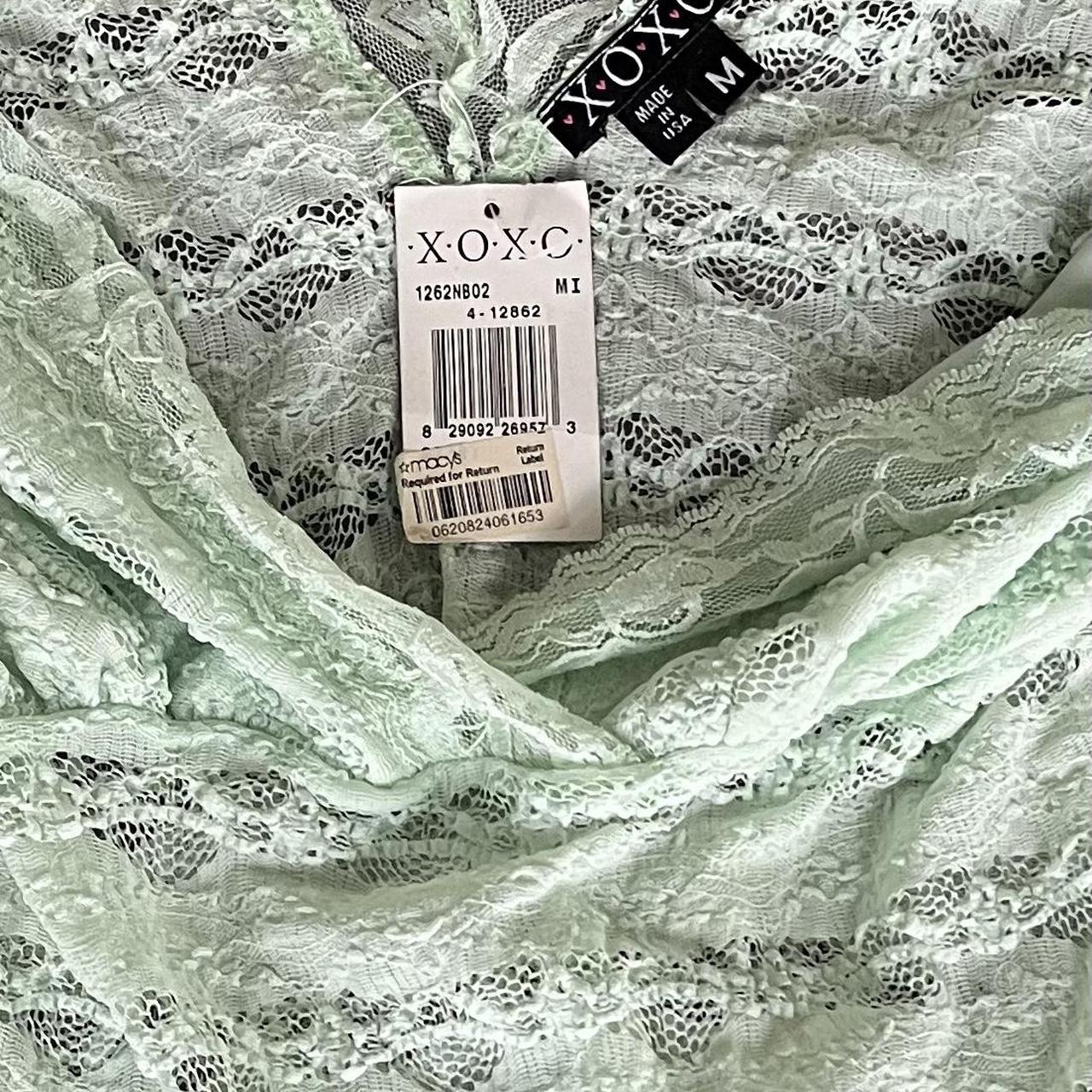 Y2K deadstock XOXO pastel green lace cami Love the... | Depop