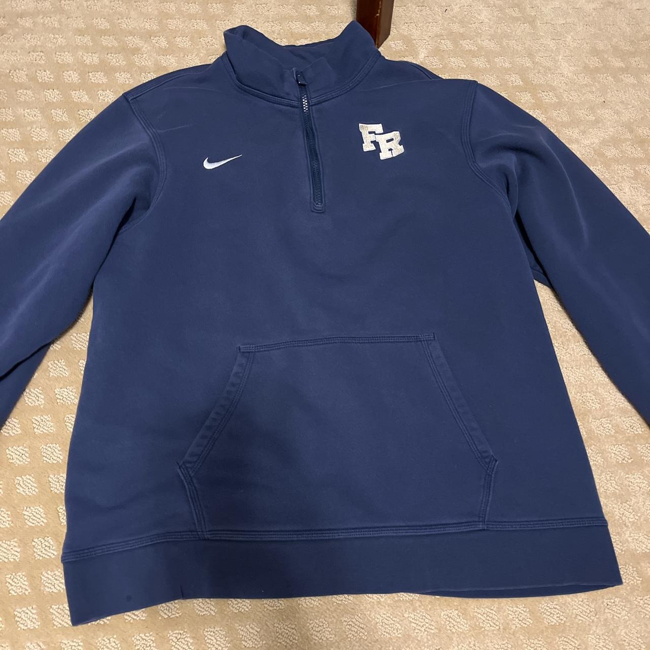 Nike quarter zip size L #nike #hoodie #quarterzip - Depop