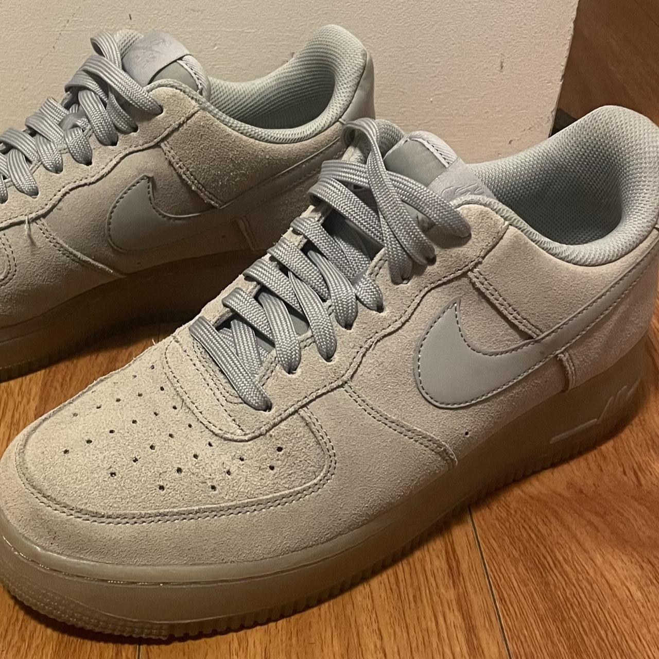 Nike Air Force wolf grey size US 9 - Depop
