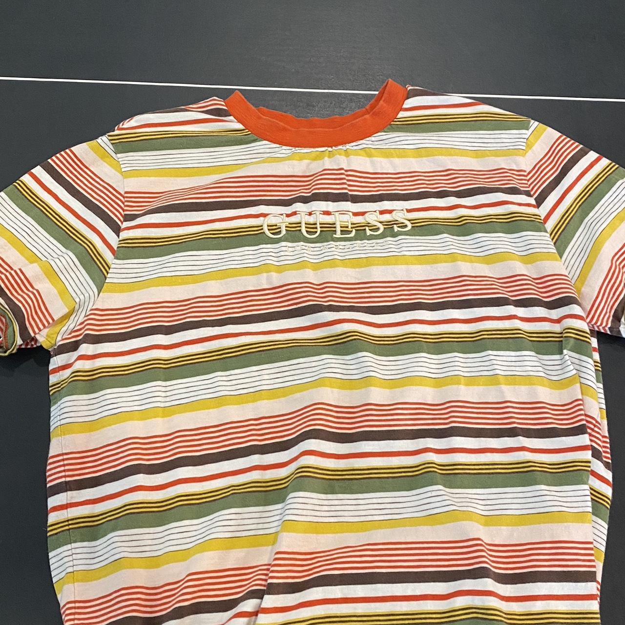 Xl guess originals striped shirt Great shirt! - Depop
