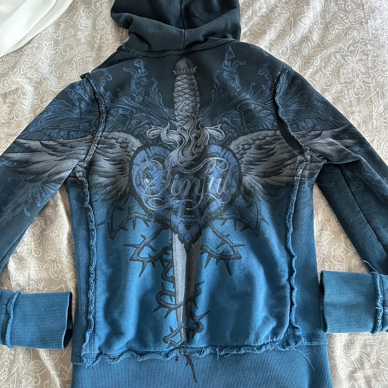 y2k sinful affliction jacket #affliction #y2k... - Depop