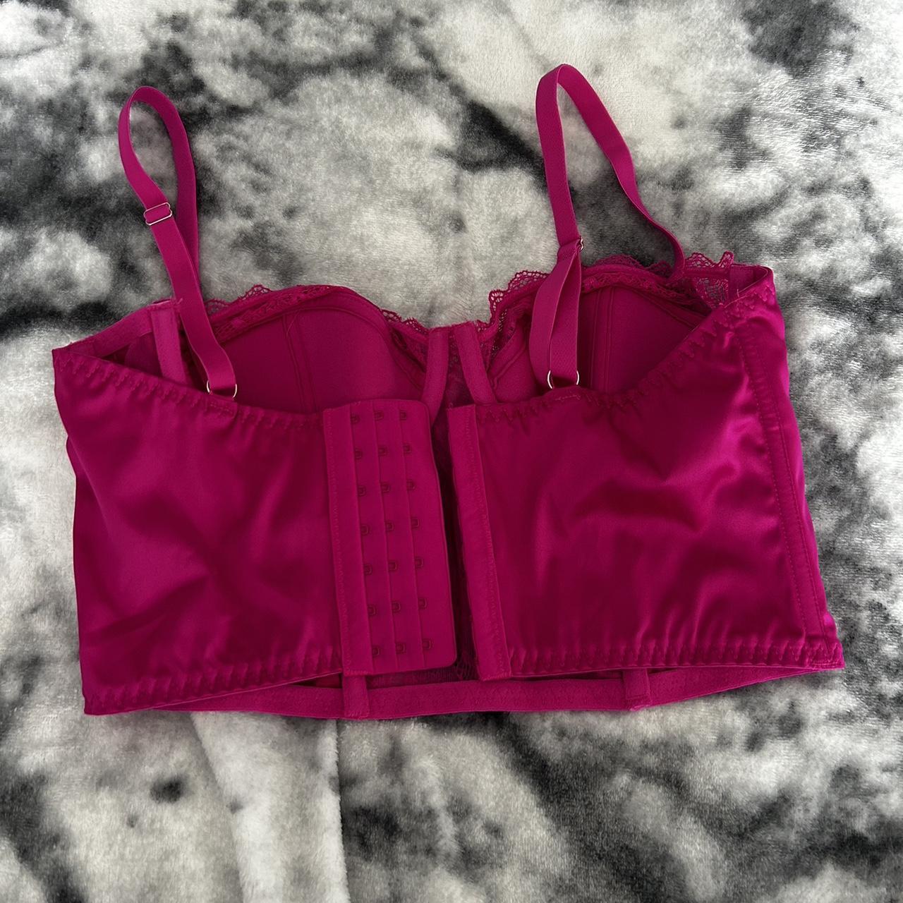 Primark pink corset. Never worn. Fits a small (size... - Depop