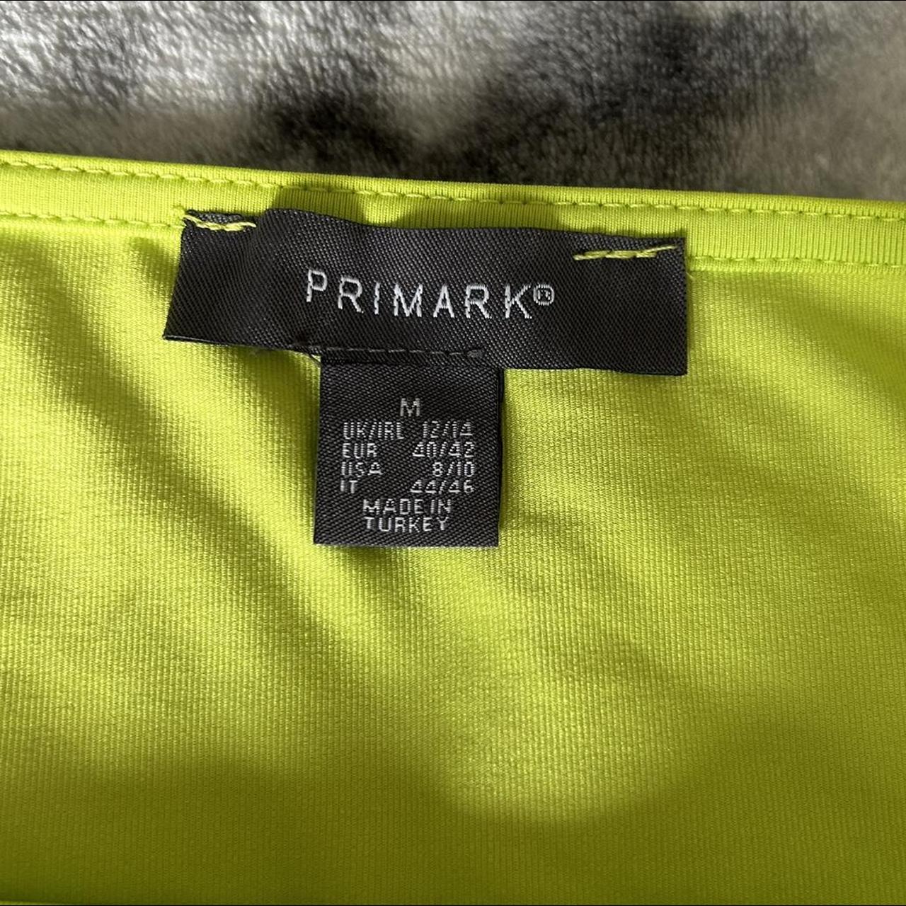 Primark neon boob tube Never worn Will fit a 10,12... - Depop