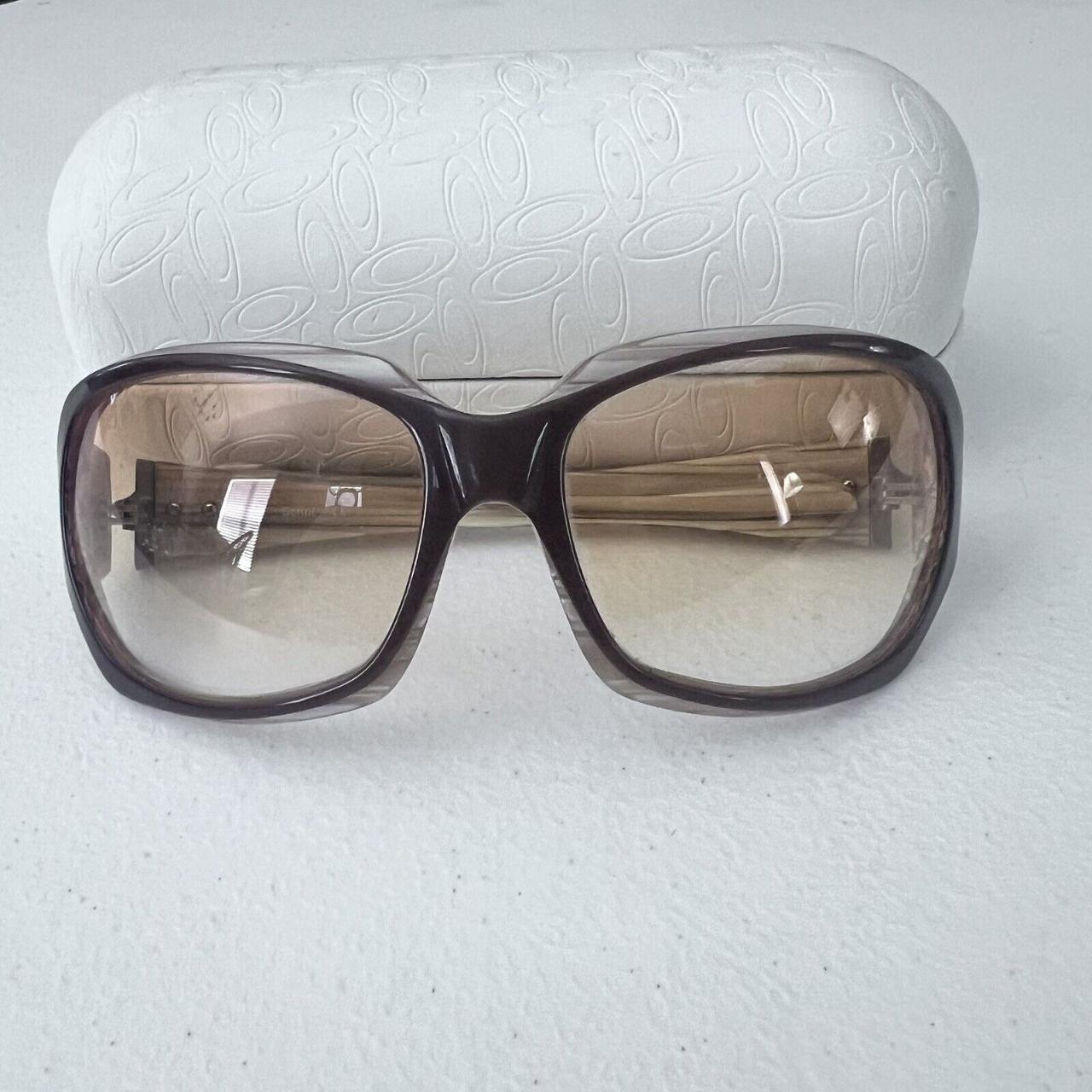 Oakley Script Sunglasses + Hard Case Brown Tan And... - Depop