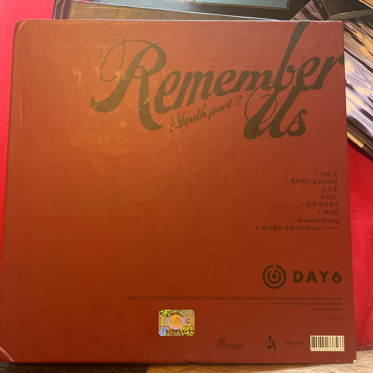 Day6 remember us: youth part 2 CD book No... - Depop