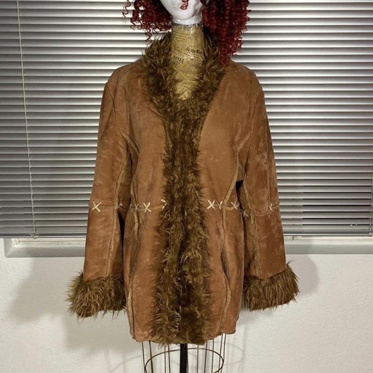 Gazoz Vintage Penny Lane Inspired Coat -faux fur... - Depop