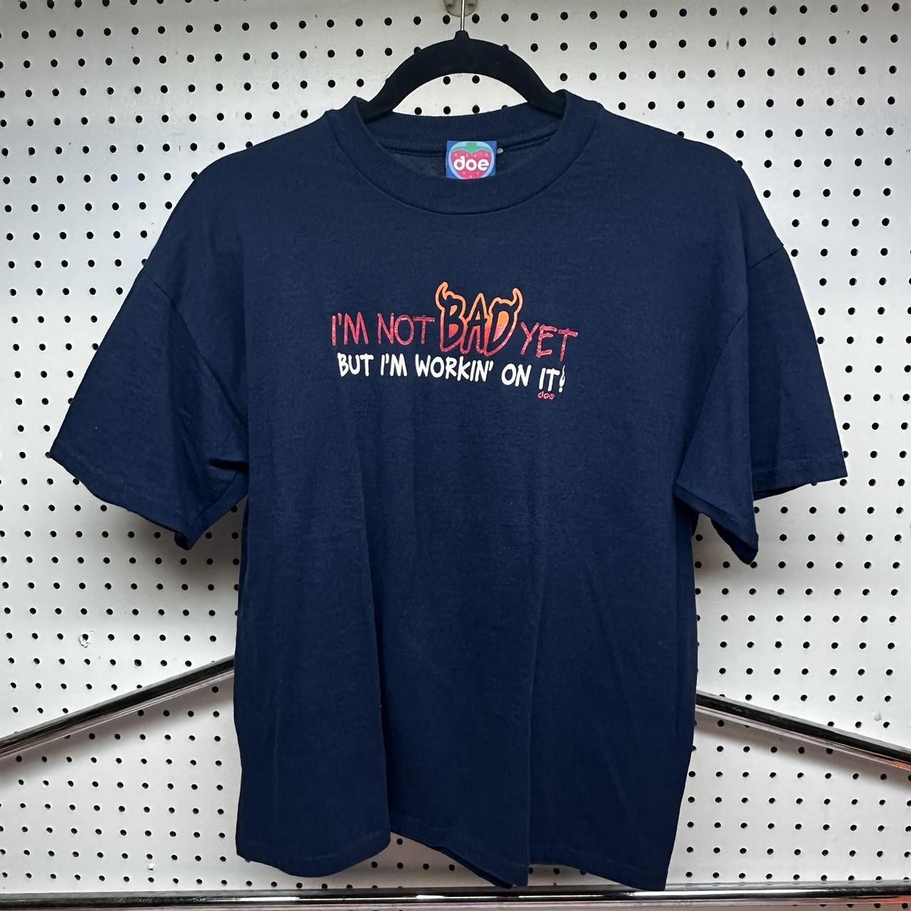 2000s doe graphic print t shirt— Size large Pit to... - Depop