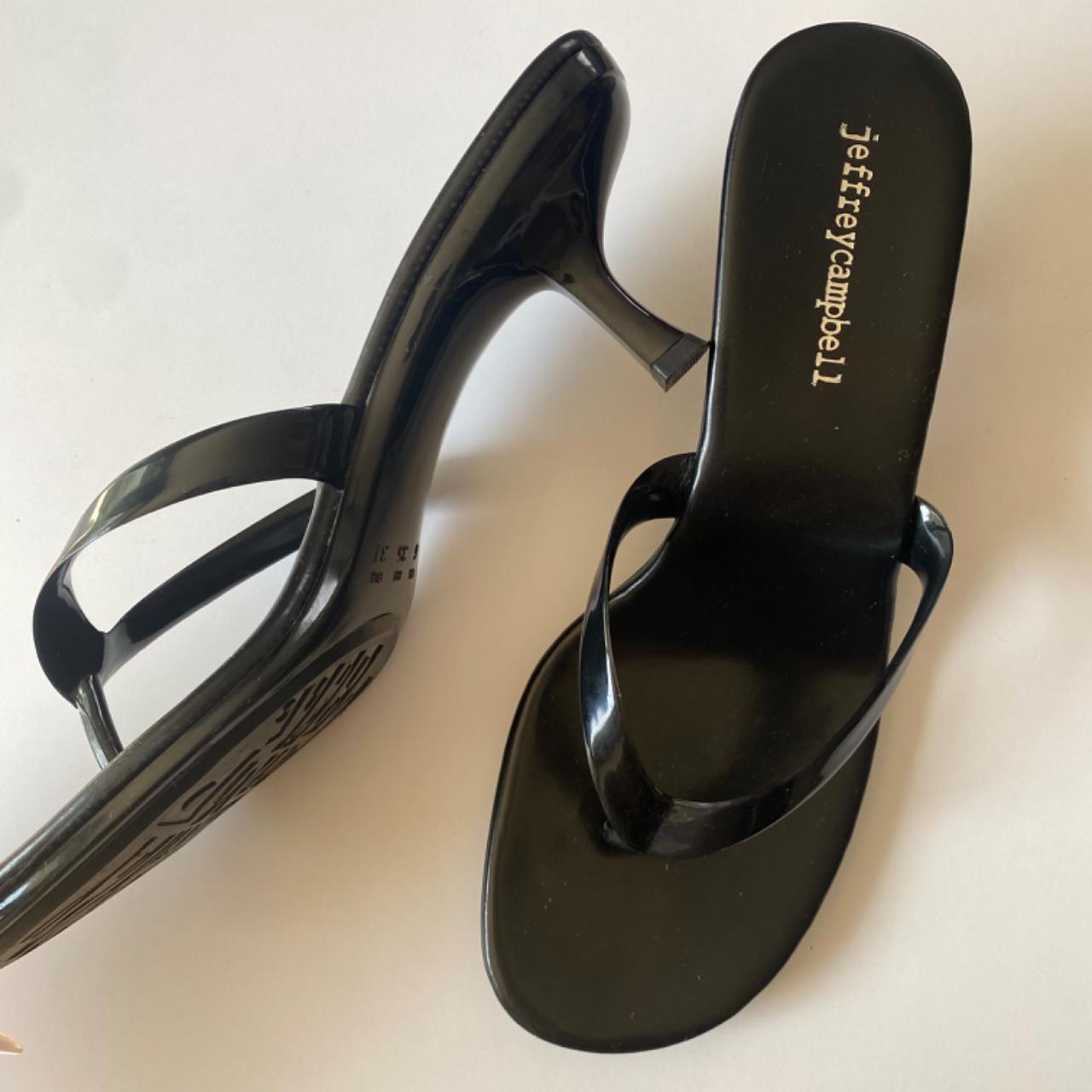Jeffrey Campbell flip flop sandal kitten heels 2... - Depop