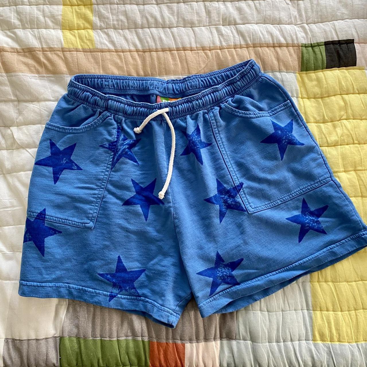 Shipping included in price! Blue shorts with... - Depop