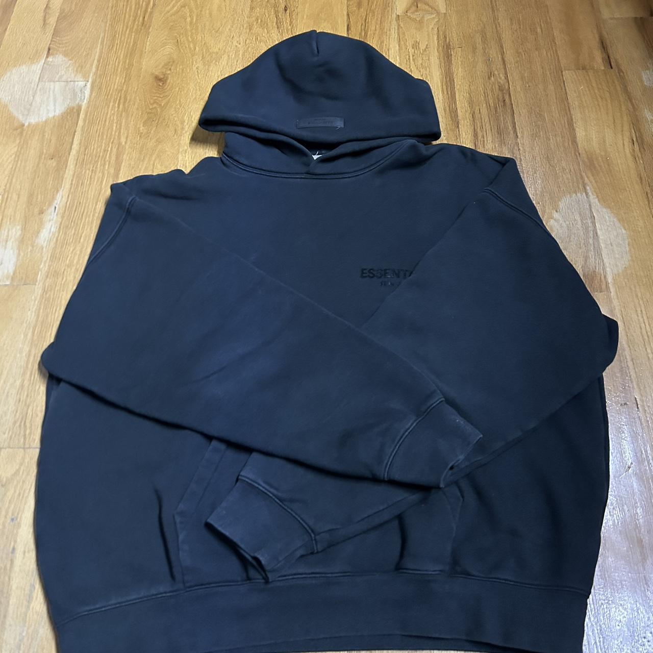 Authentic Essentials Hoodie Black Size L Good... - Depop