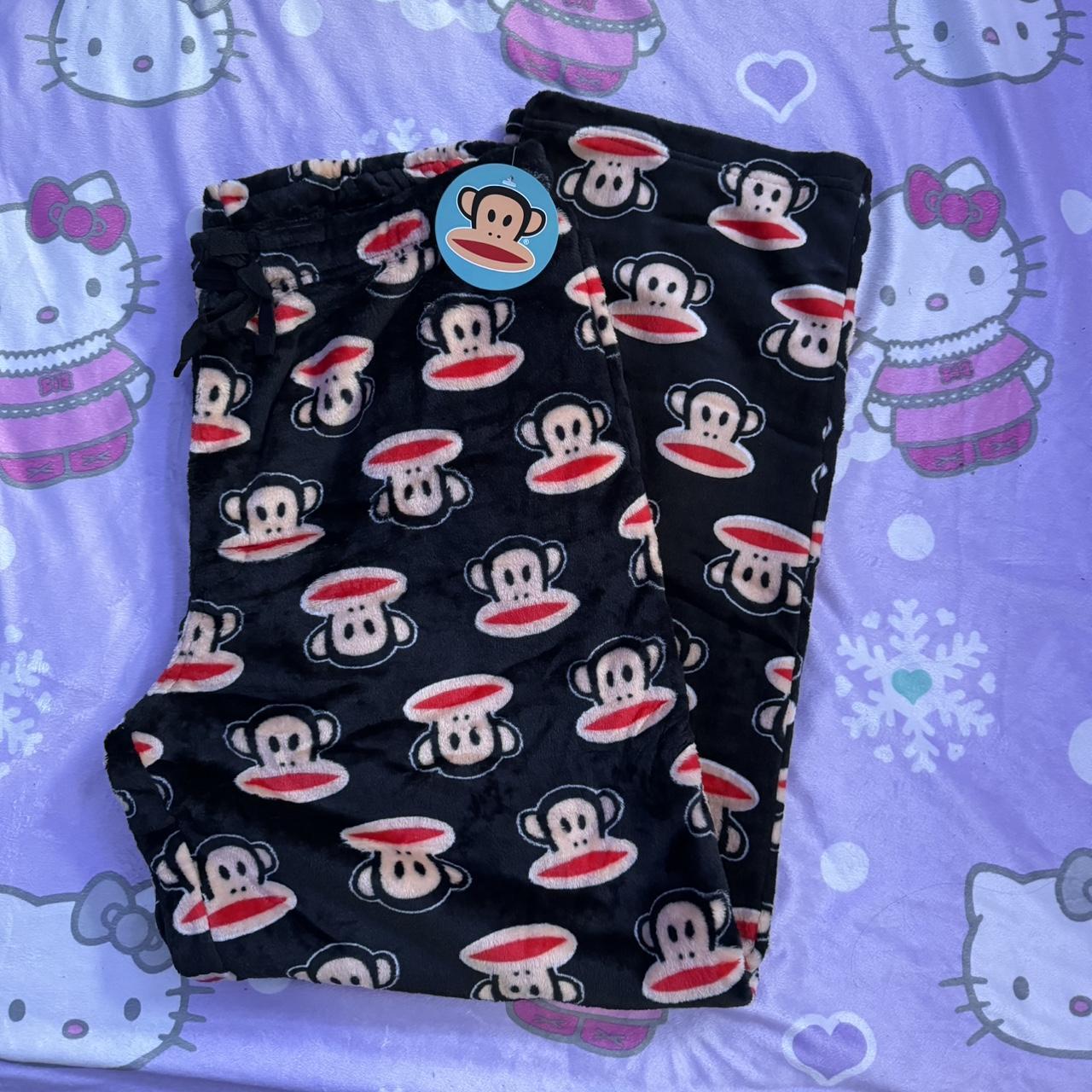 Paul frank fleece pajama pants pj size large new... - Depop