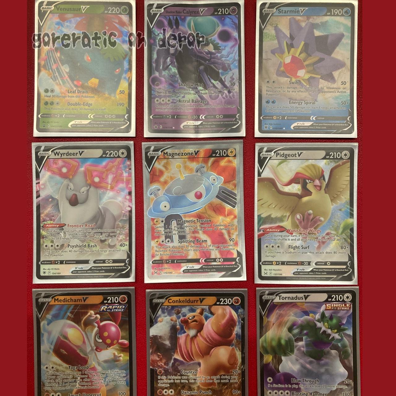 Pokémon V Card Lot - Ultra Rare Venusaur V -... - Depop