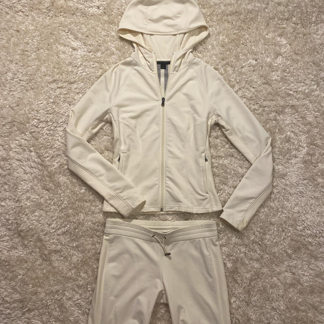 Express off white athletic tracksuit set In amazing... - Depop