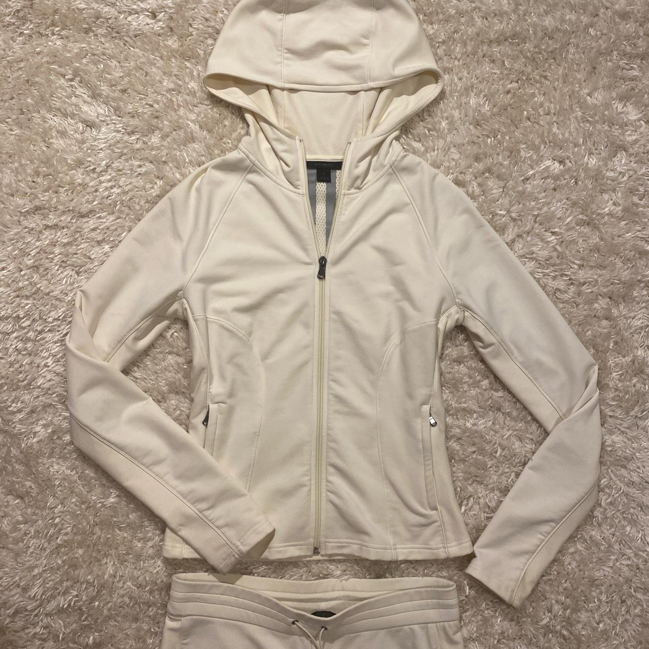 Express off white athletic tracksuit set In amazing... - Depop