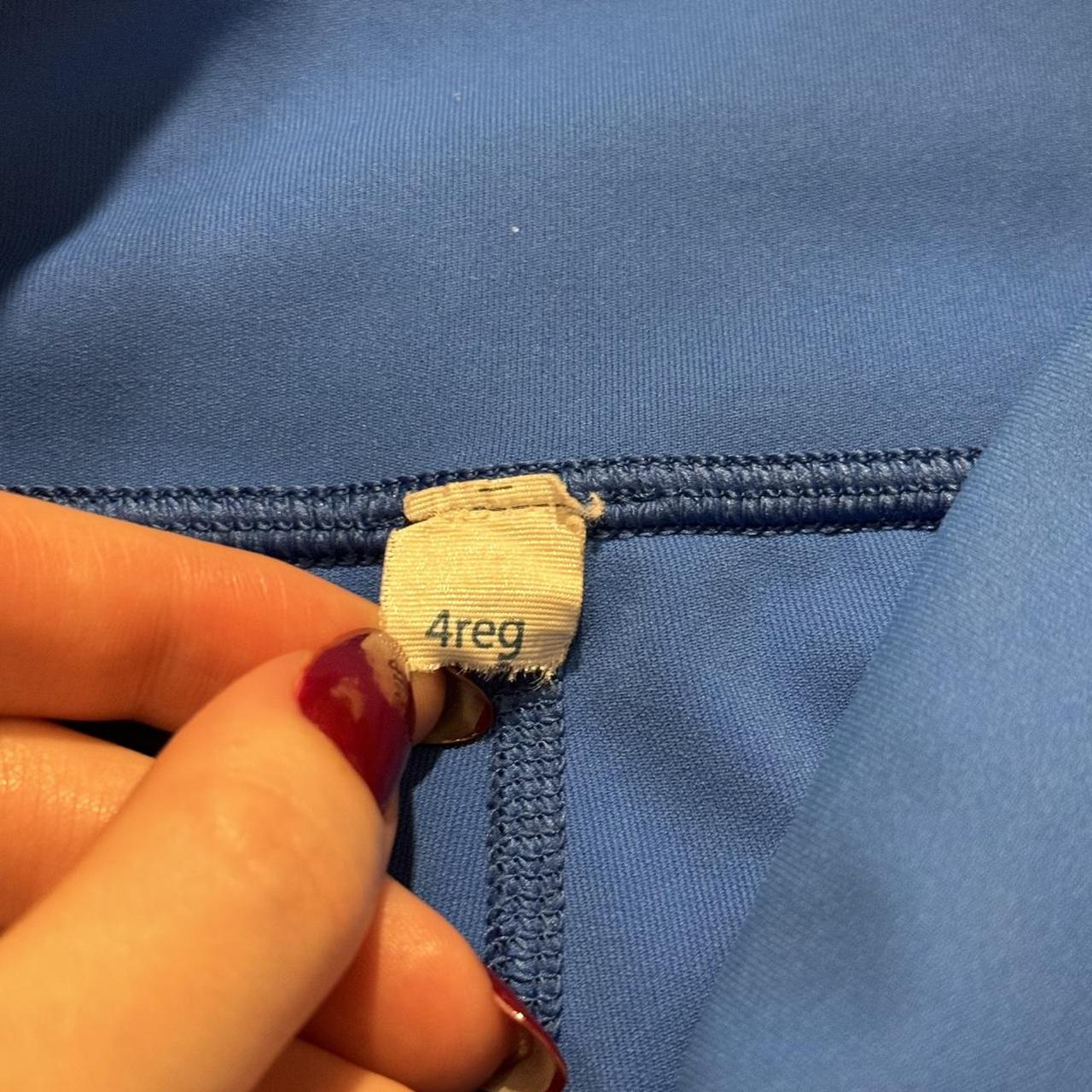 Lululemon spandex shorts Color is poolside blue In... - Depop