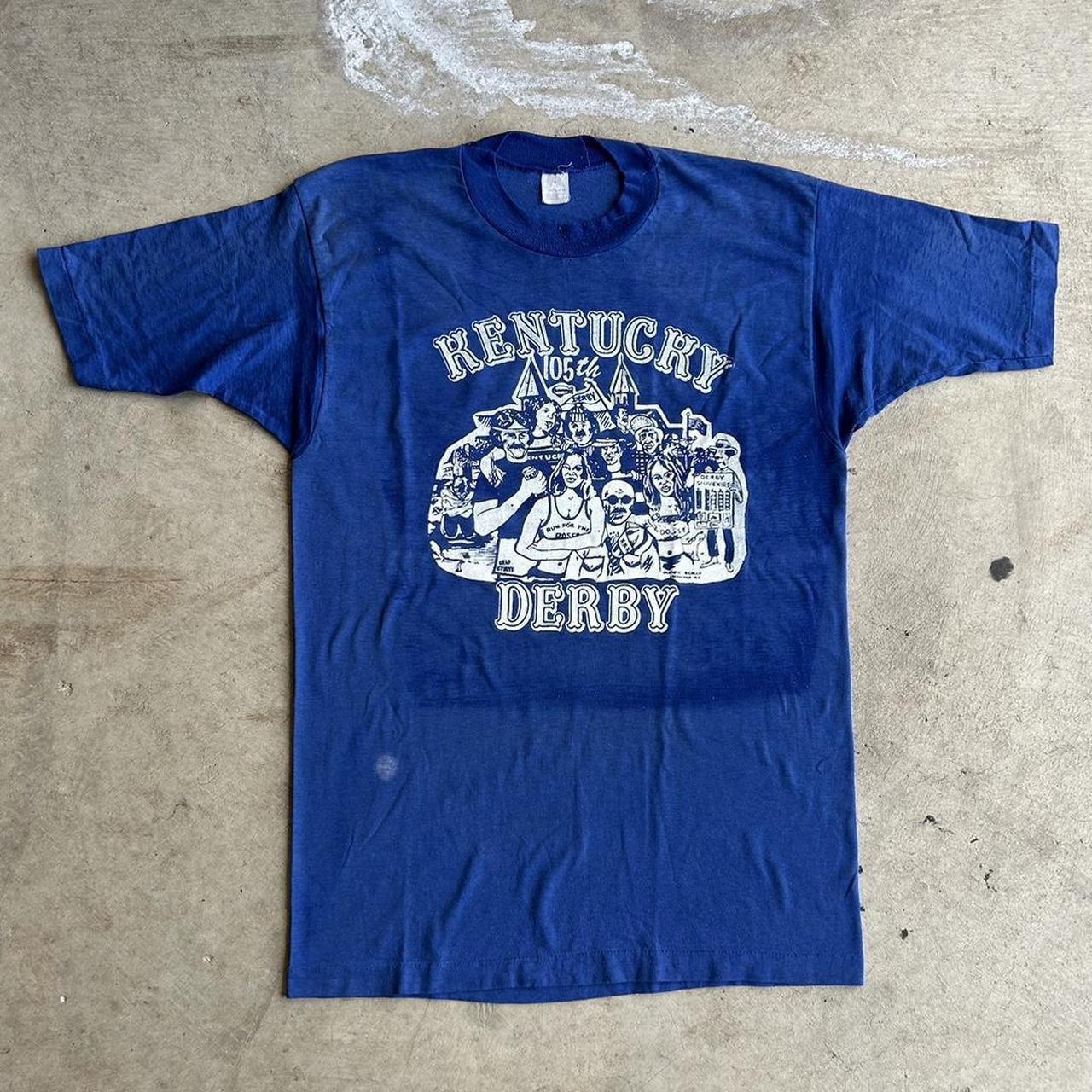 Vintage Kentucky derby shirt. 70s/80s 105th Kentucky... - Depop
