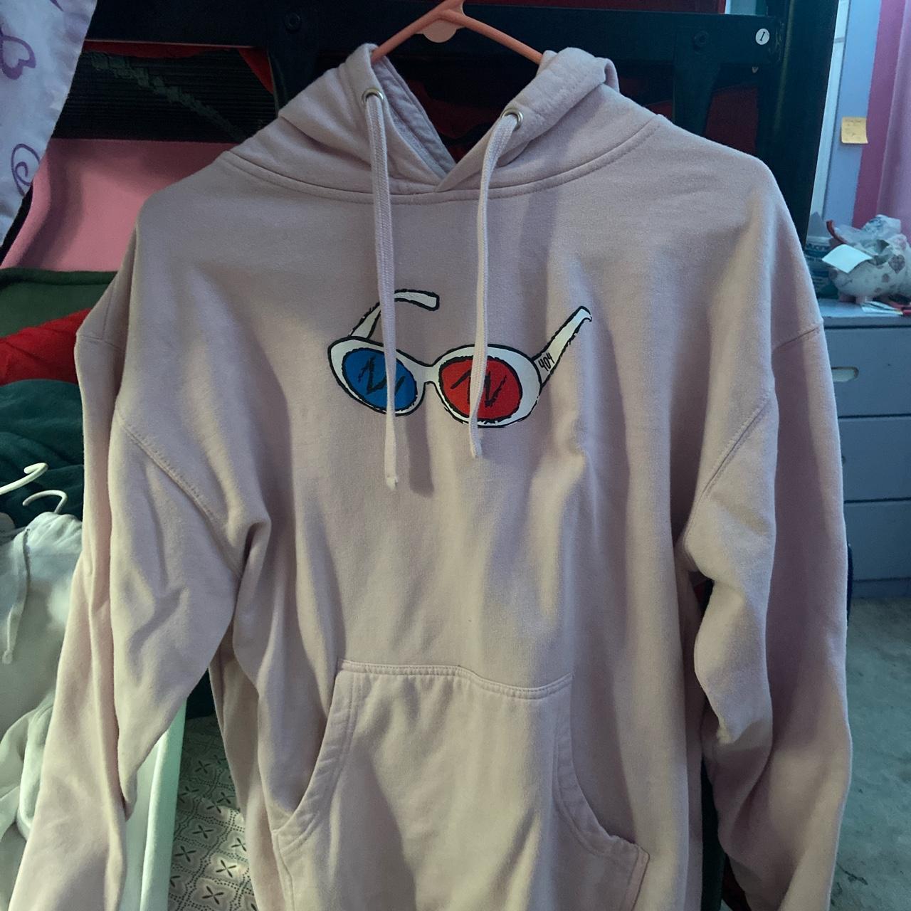 GeorgeNotFound goggles sweatshirt, size large, worn... - Depop