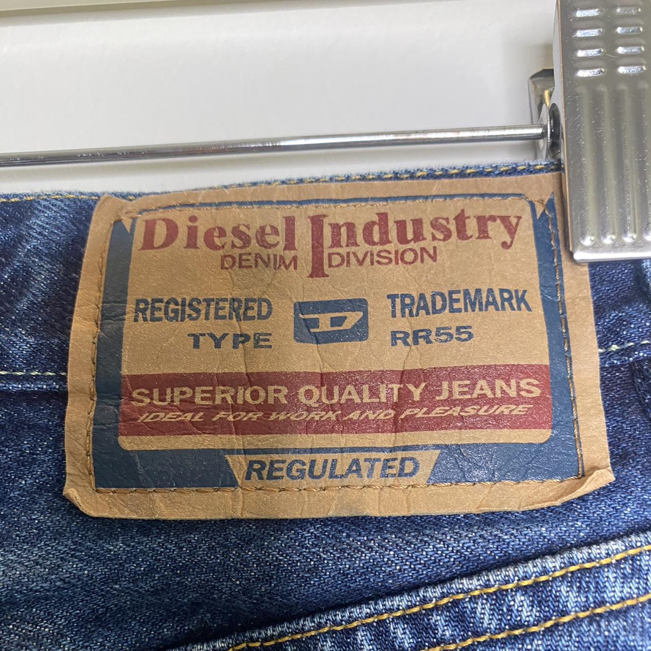 Vintage dark wash authentic diesel jeans. Size 26... - Depop
