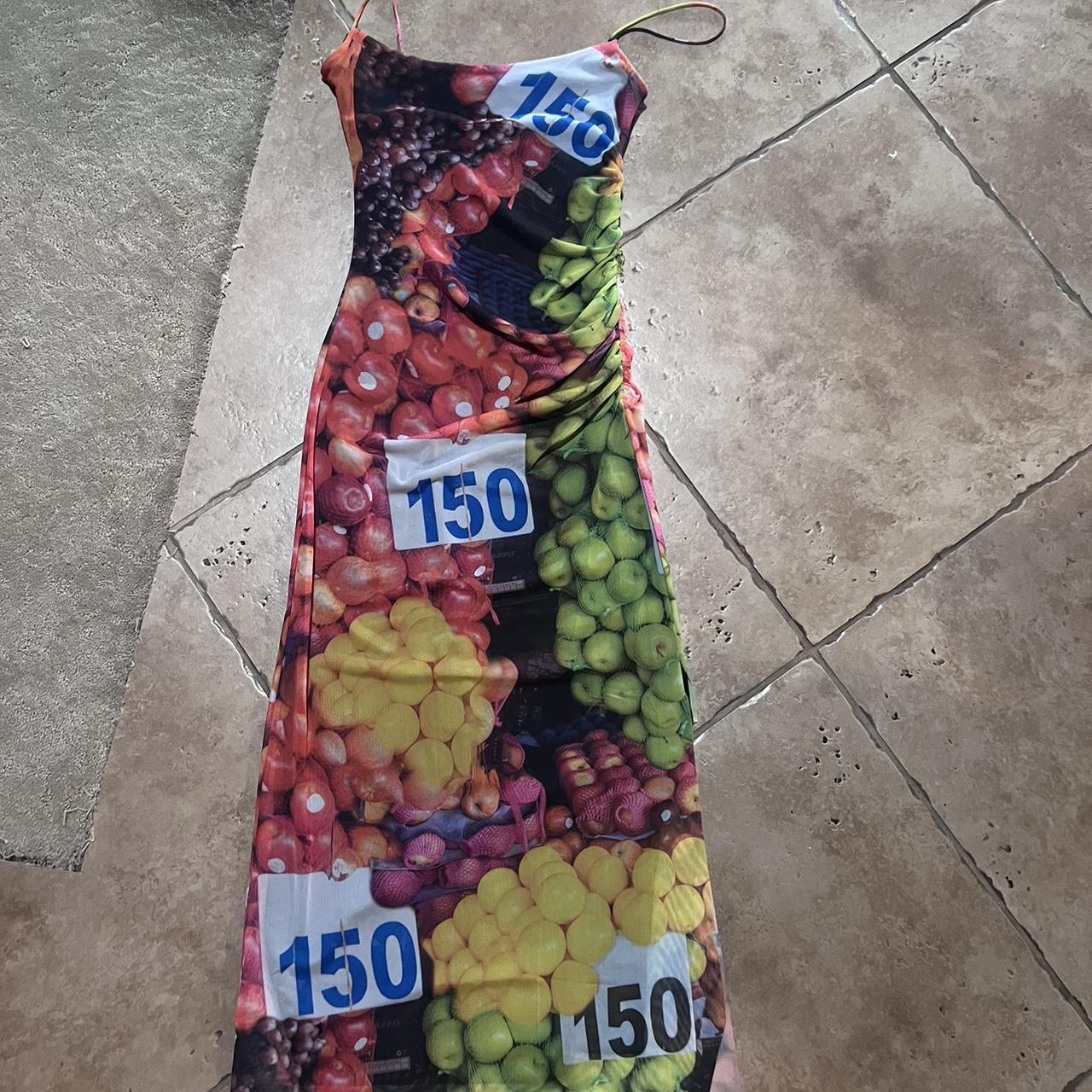 zara fruit dress - Depop
