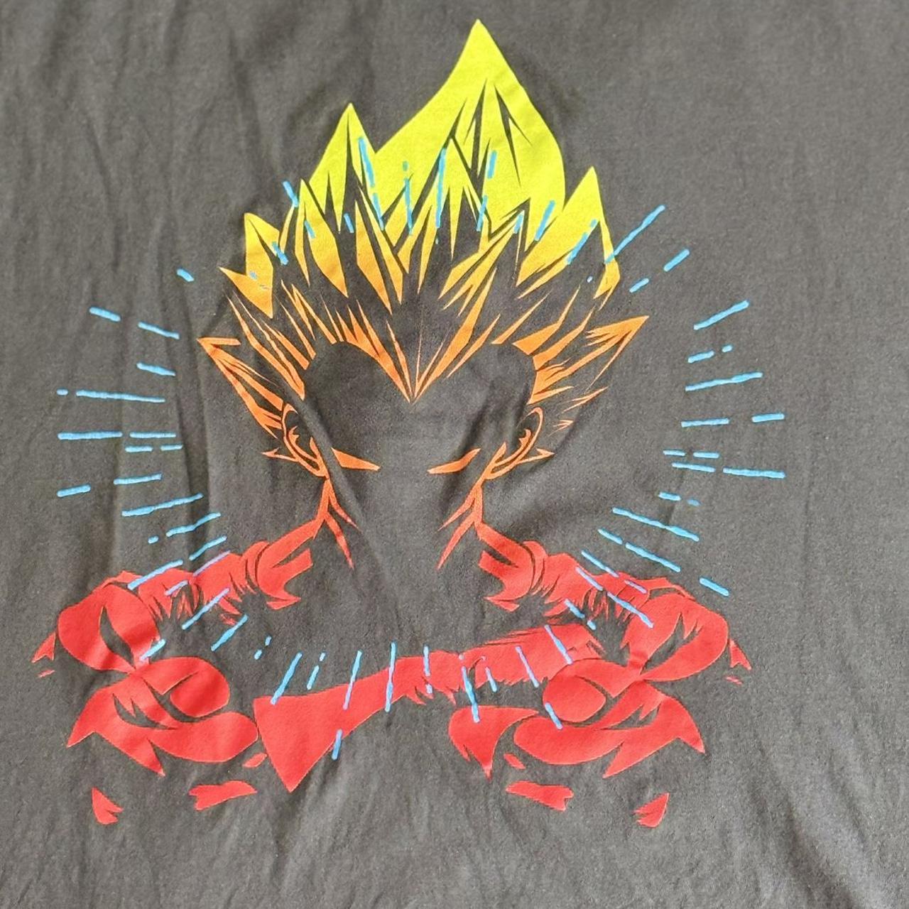 Grey Dragon Ball Goku gray t-shirt featuring a... | Depop