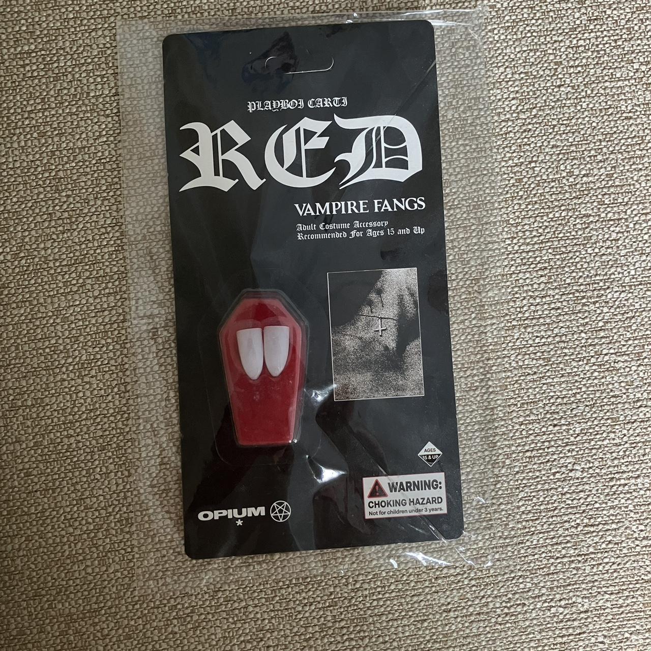 Playboi Carti Vampire Fangs — official and unopened!... - Depop